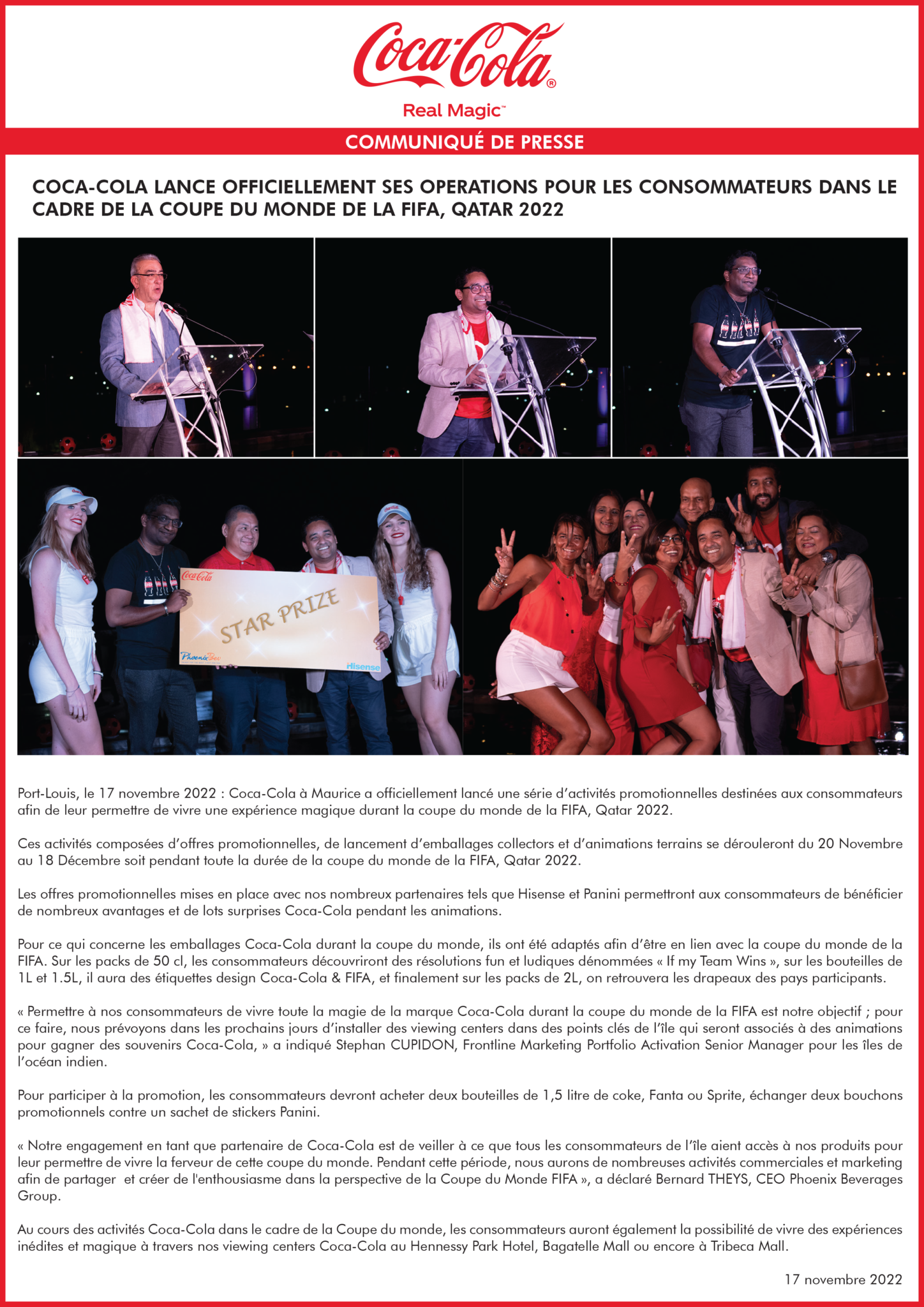 Coca-cola Lance Officiellement Ses Operations Pour Les Consommateurs ...